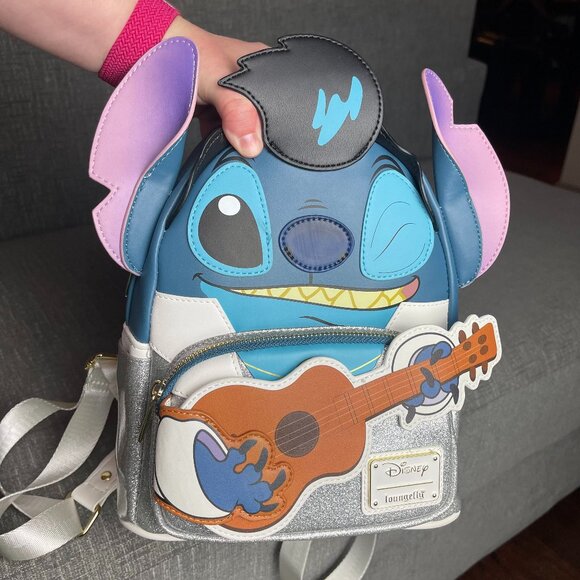 Loungefly | Bags | Loungefly Disney Elvis Stitch Backpack | Poshmark